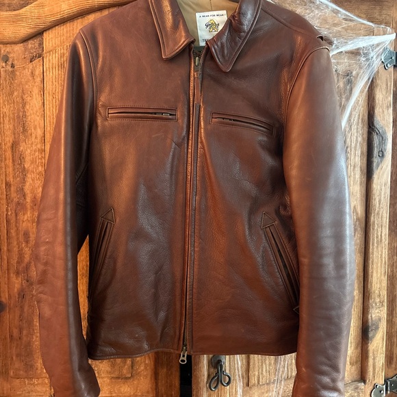 Taylor Stitch | Jackets & Coats | Taylor Stitch Rich Brown Leather ...
